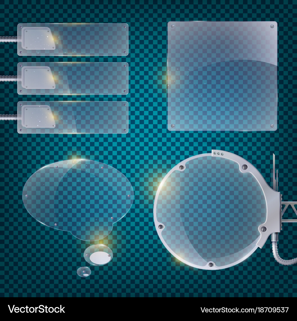 Abstract business transparent background poster Vector Image