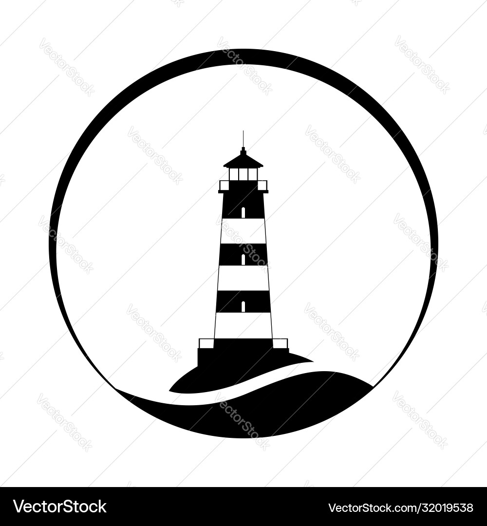 Lighthouse icon Royalty Free Vector Image - VectorStock