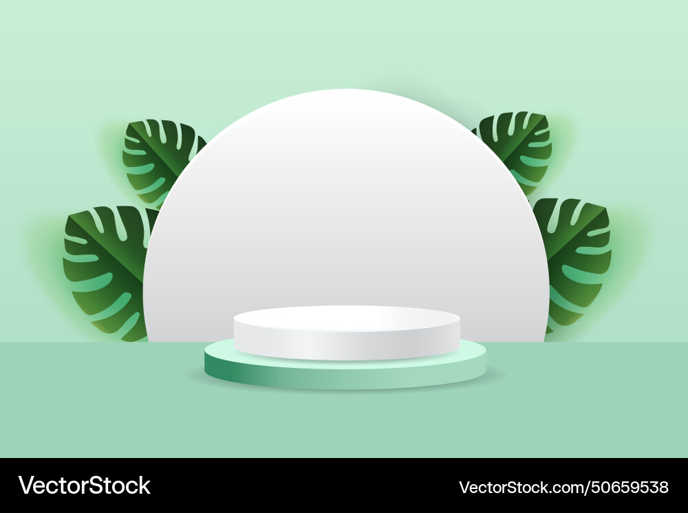 Simple podium background Royalty Free Vector Image