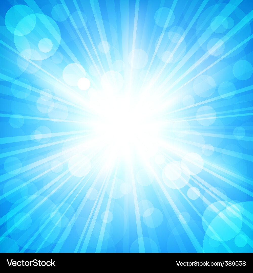 Sun sparkled Royalty Free Vector Image - VectorStock
