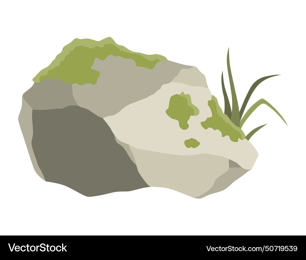 Rock stone formations small boulder mountain Vector Image