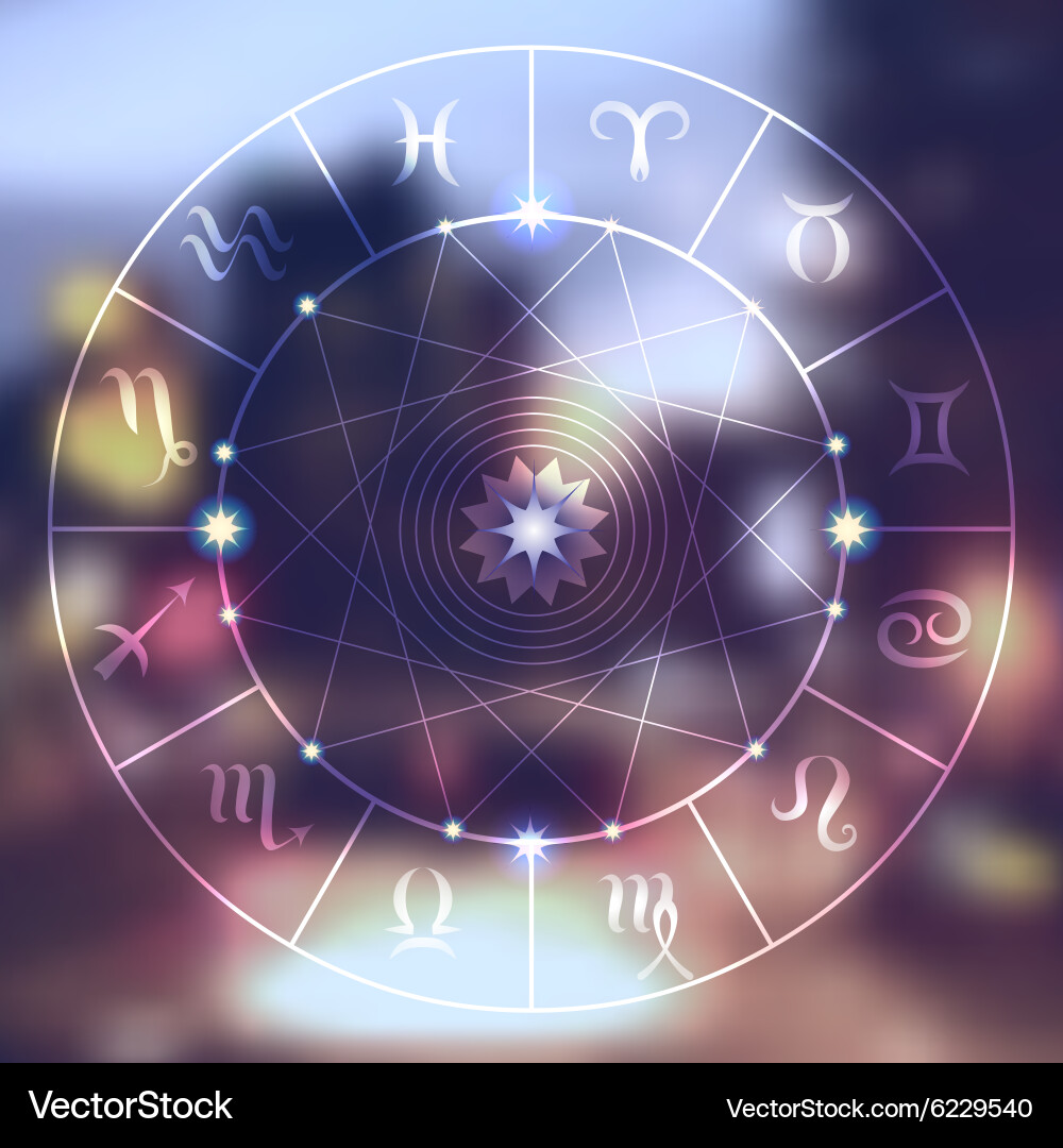 Magic circle Royalty Free Vector Image - VectorStock