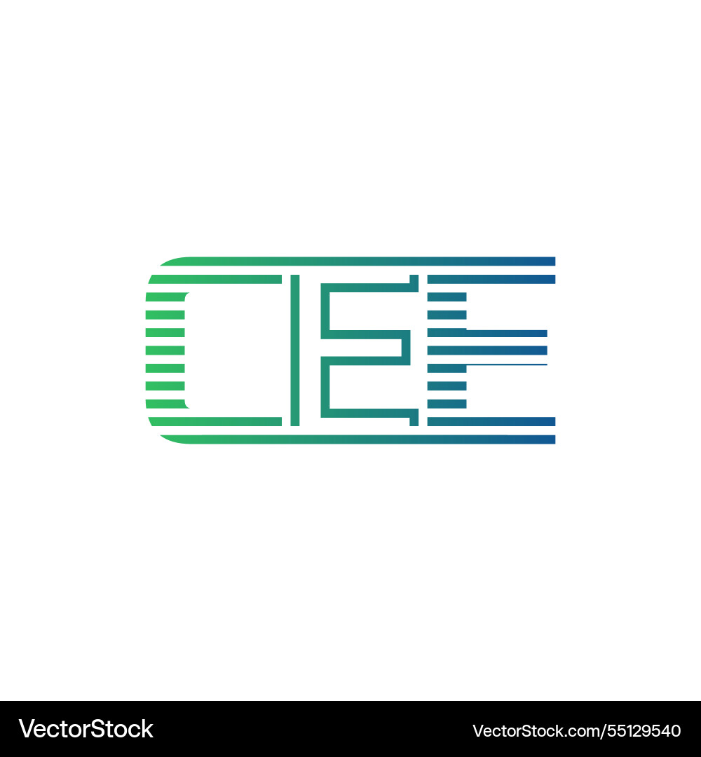 Modern cee logo design letter minimalist Vector Image