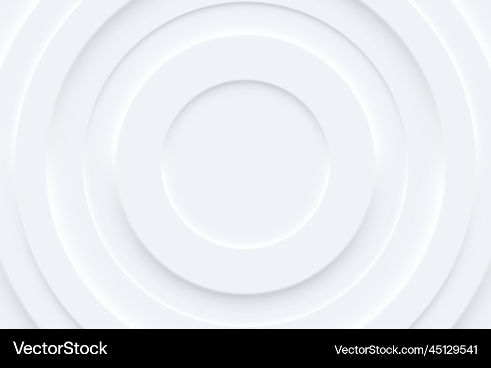 Modern Gray Circular Neomorphism Wallpaper Vector Image