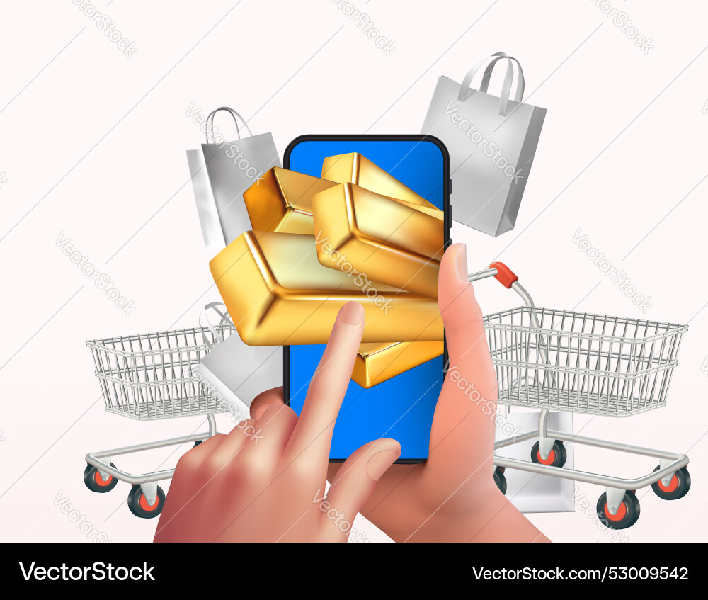 Advertising concept gold sweepstakes via Vector Image