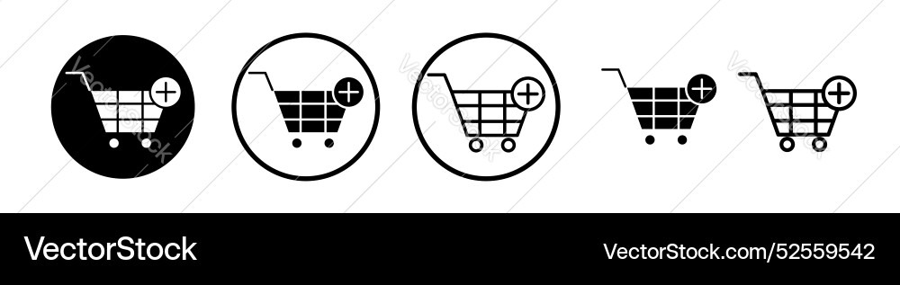 Procurement icon set on white background Vector Image
