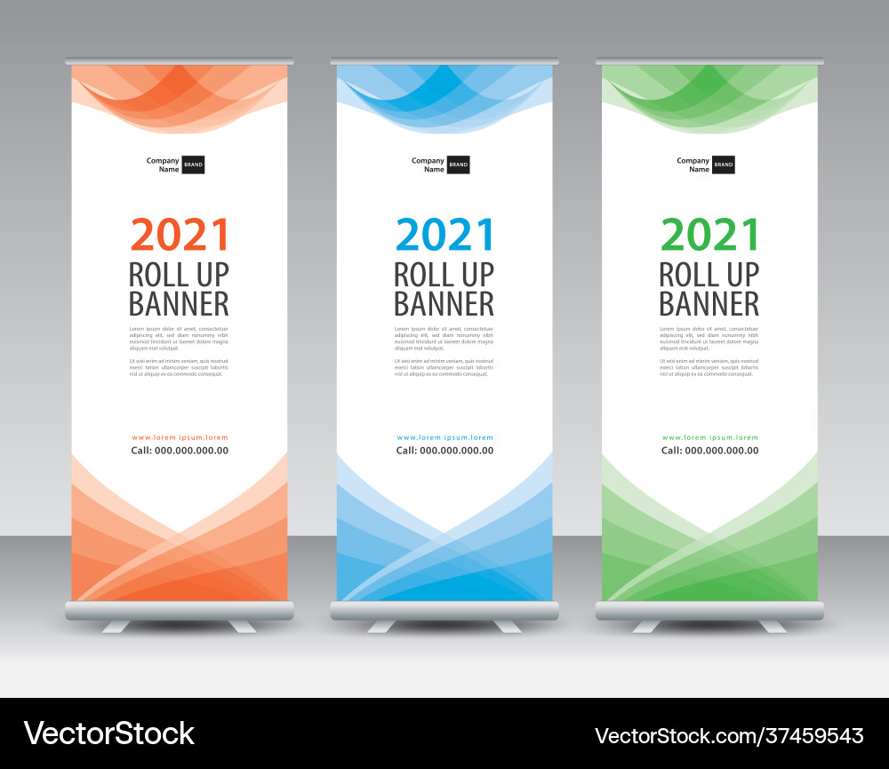 Green Roll Up Standee Vector Images (over 260)