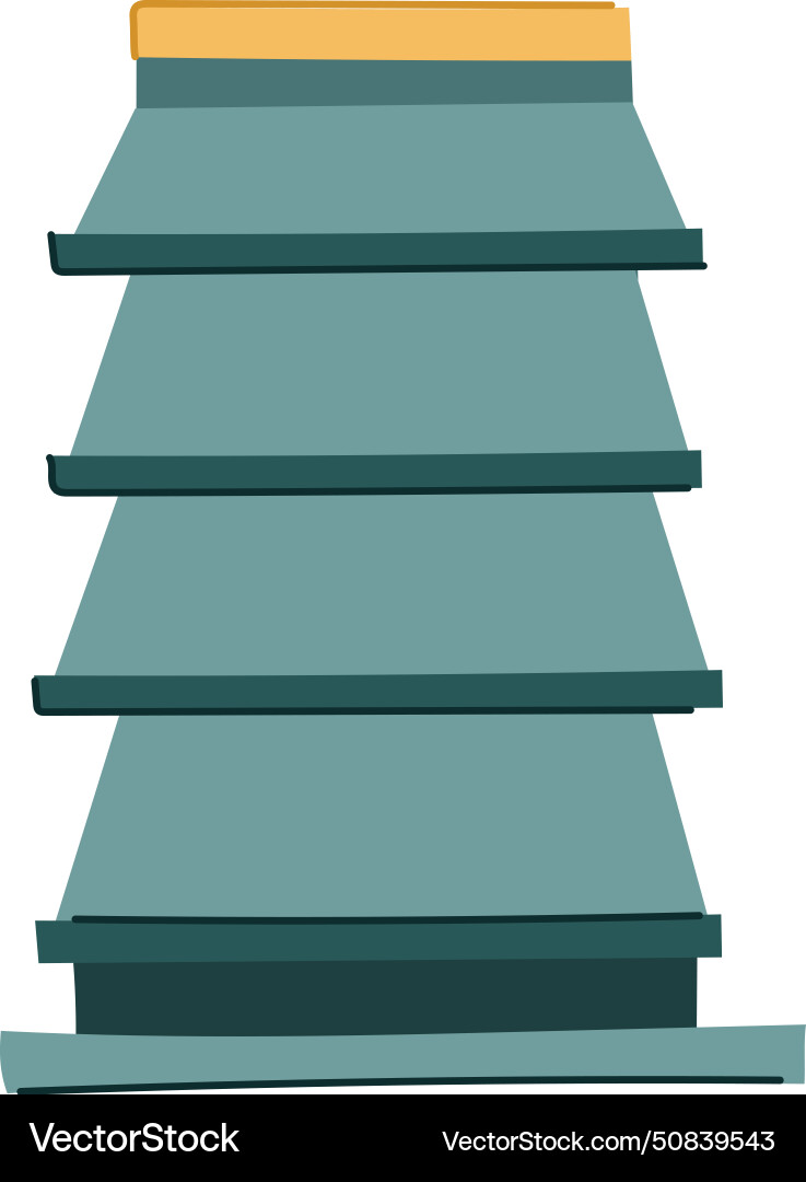 Display magazine rack cartoon Royalty Free Vector Image