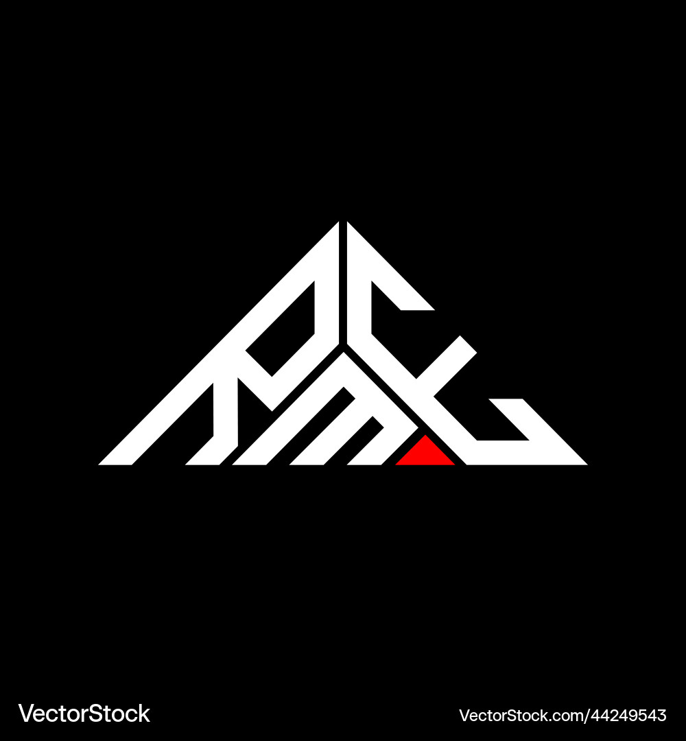 Rme letter logo creative design with graphic Vector Image