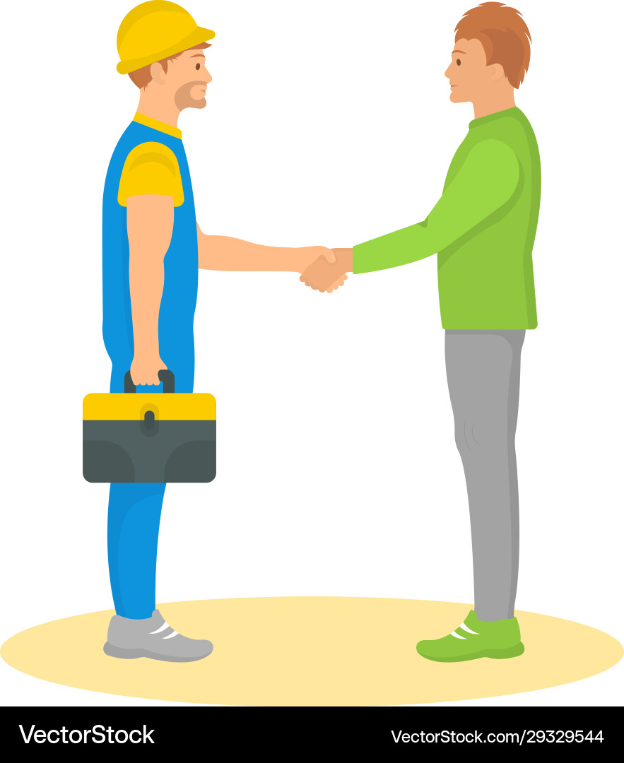 Flat a deal Royalty Free Vector Image - VectorStock