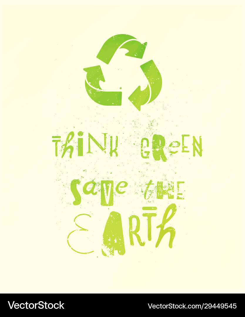 Think Green Poster