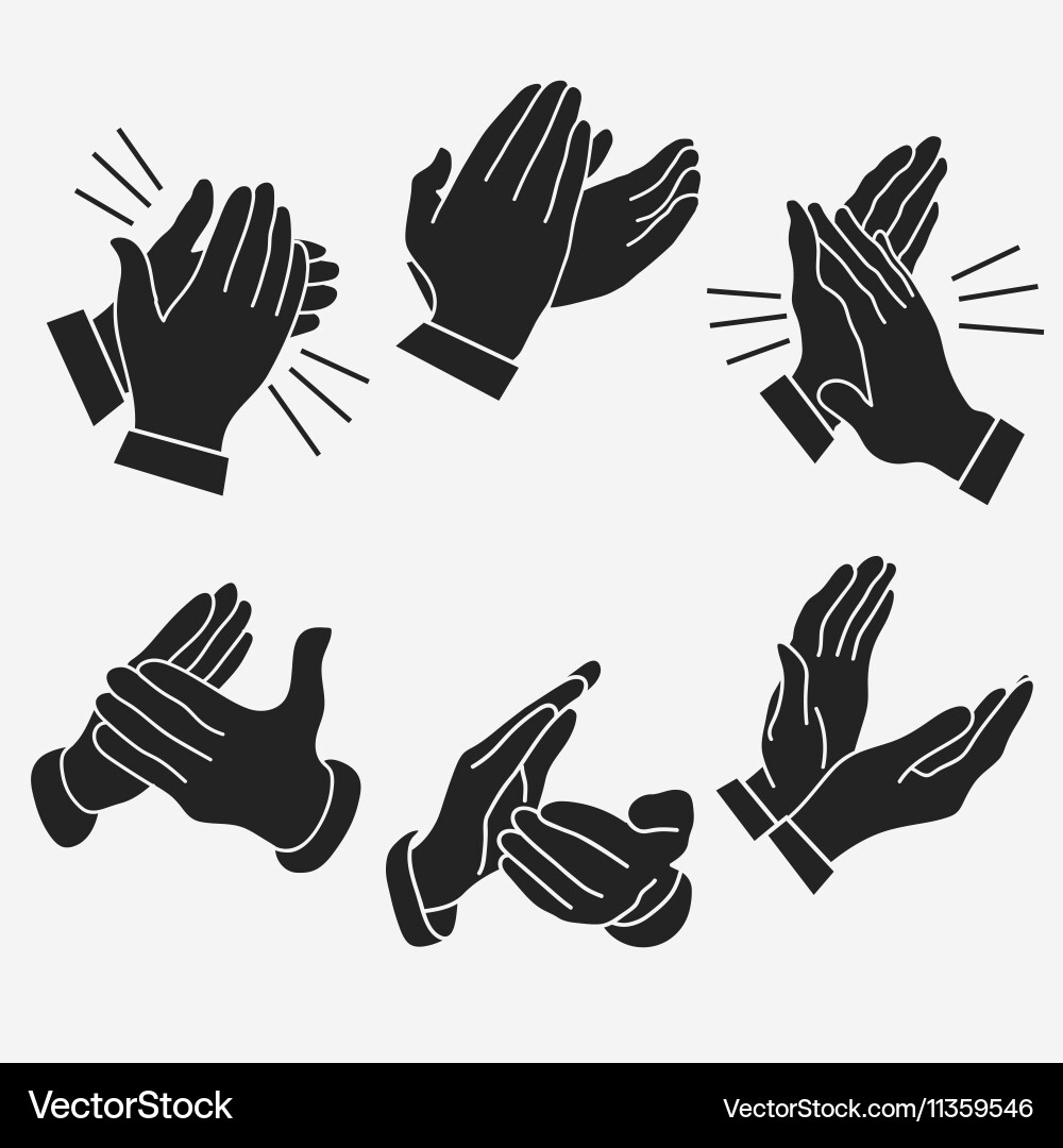 Clapping Hands - Celebration Royalty Free Vector Image