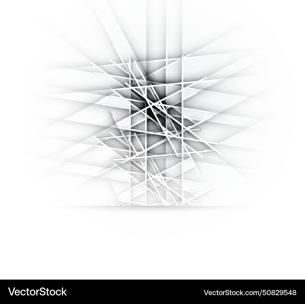 Abstract futuristic paper graphics background Vector Image