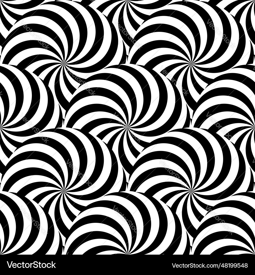 Circular Optical Illusion Pattern Royalty Free Vector Image