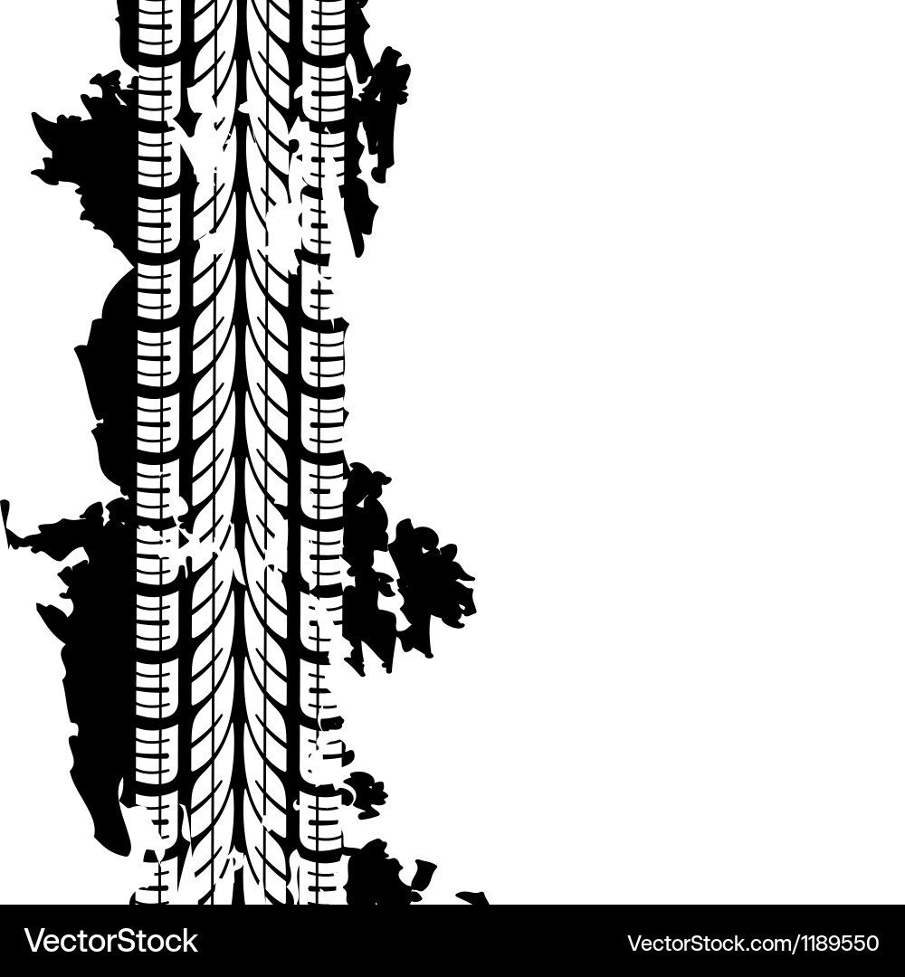 Abstract background tire prints Royalty Free Vector Image