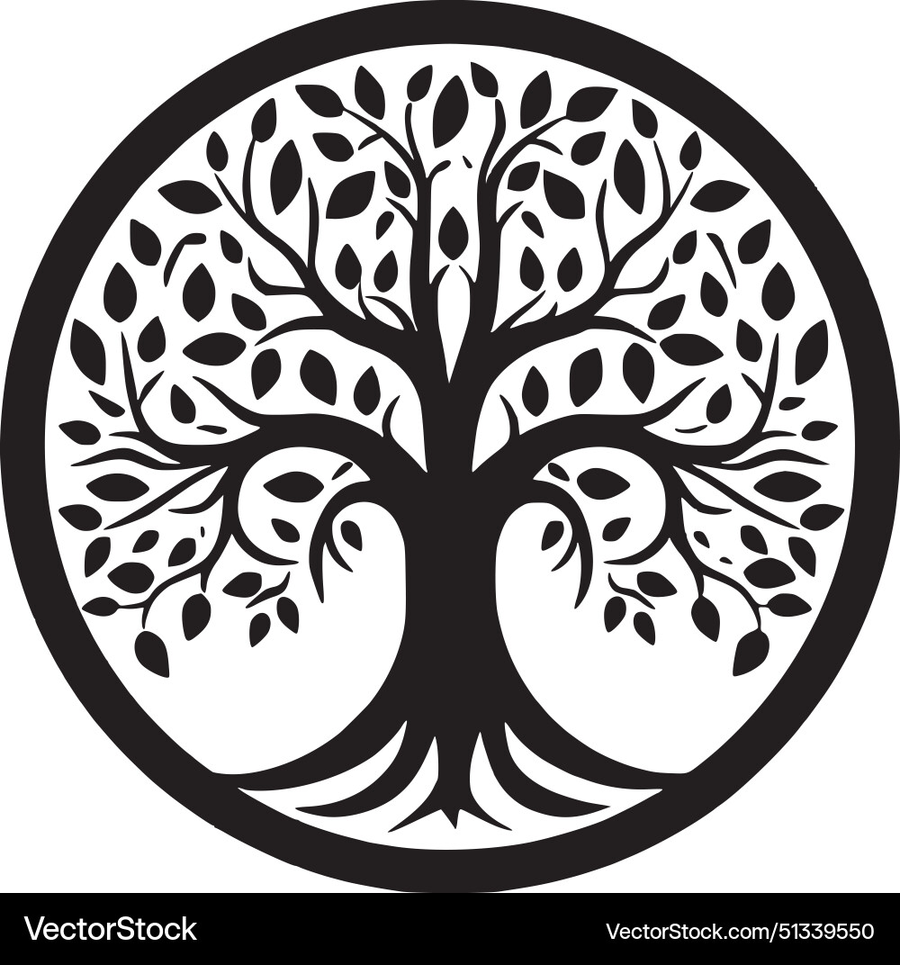 Tree - high quality logo ideal for t-shirt Vector Image
