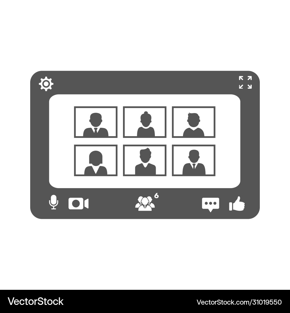 Laptop Zoom Vector Images (over 7,100)