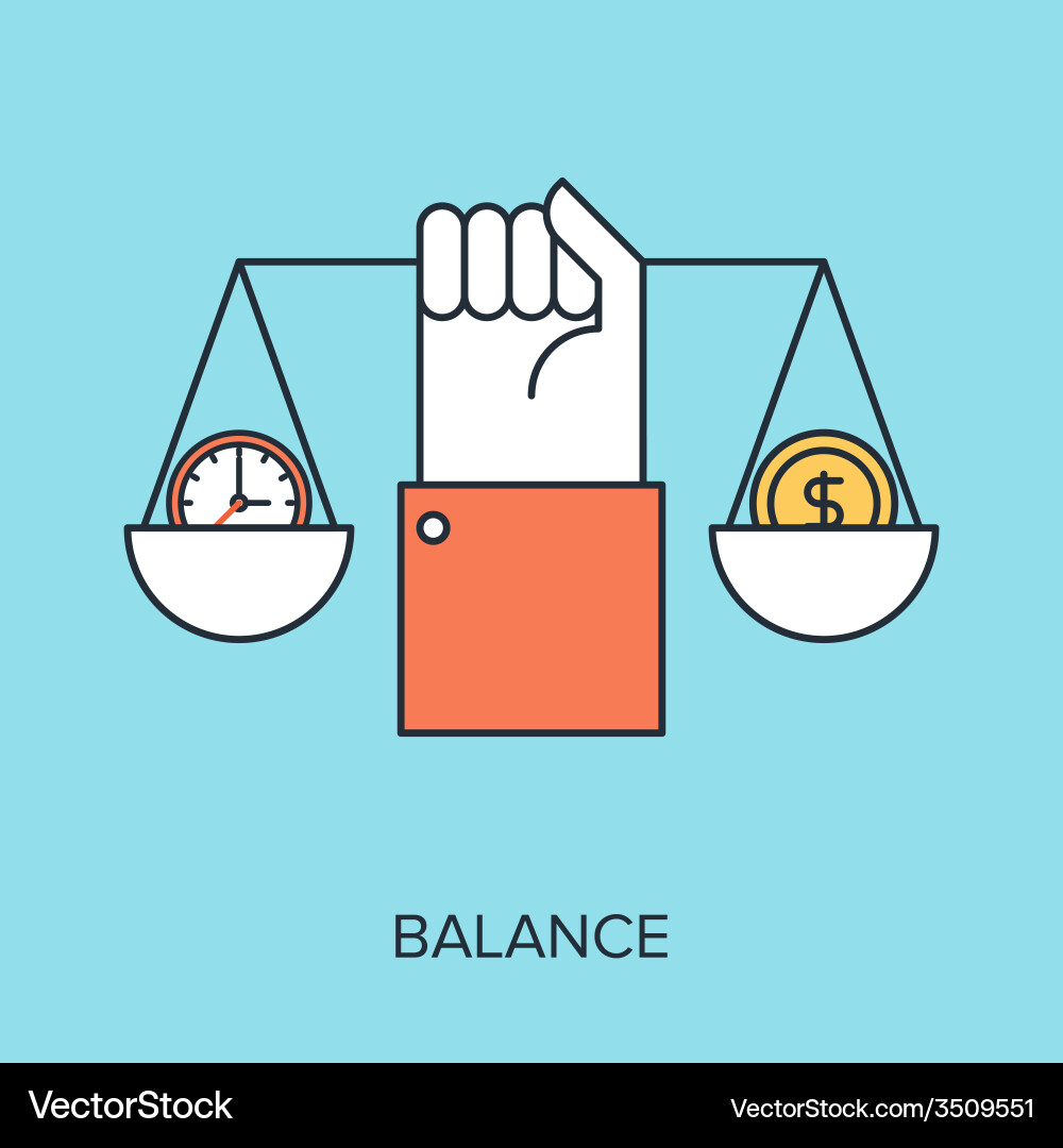 Balance Royalty Free Vector Image - VectorStock