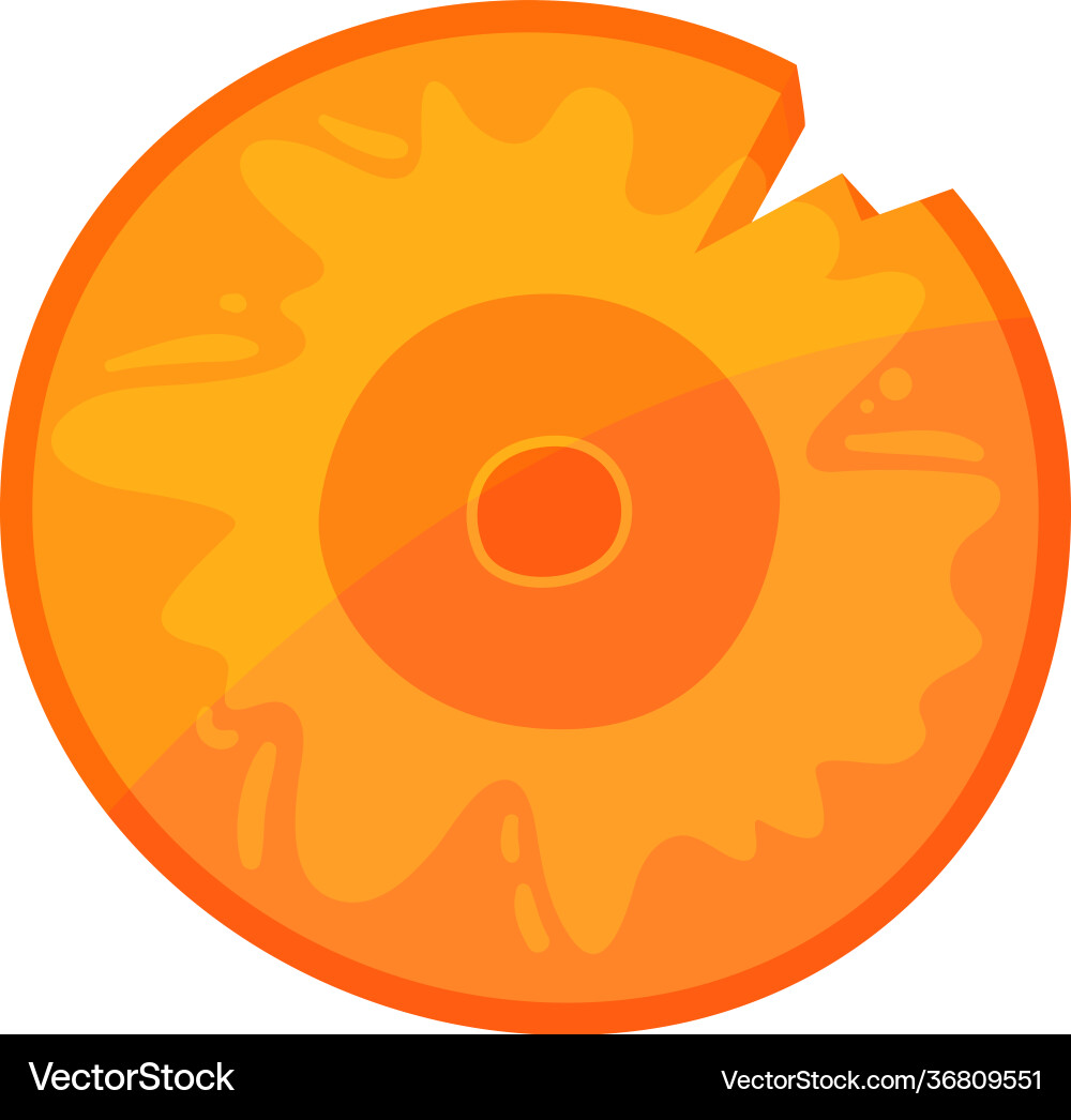 Split carrot flat composition Royalty Free Vector Image