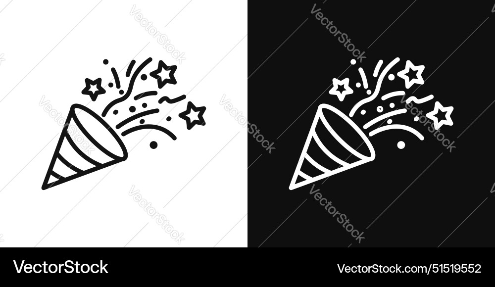 Confetti icon Royalty Free Vector Image - VectorStock