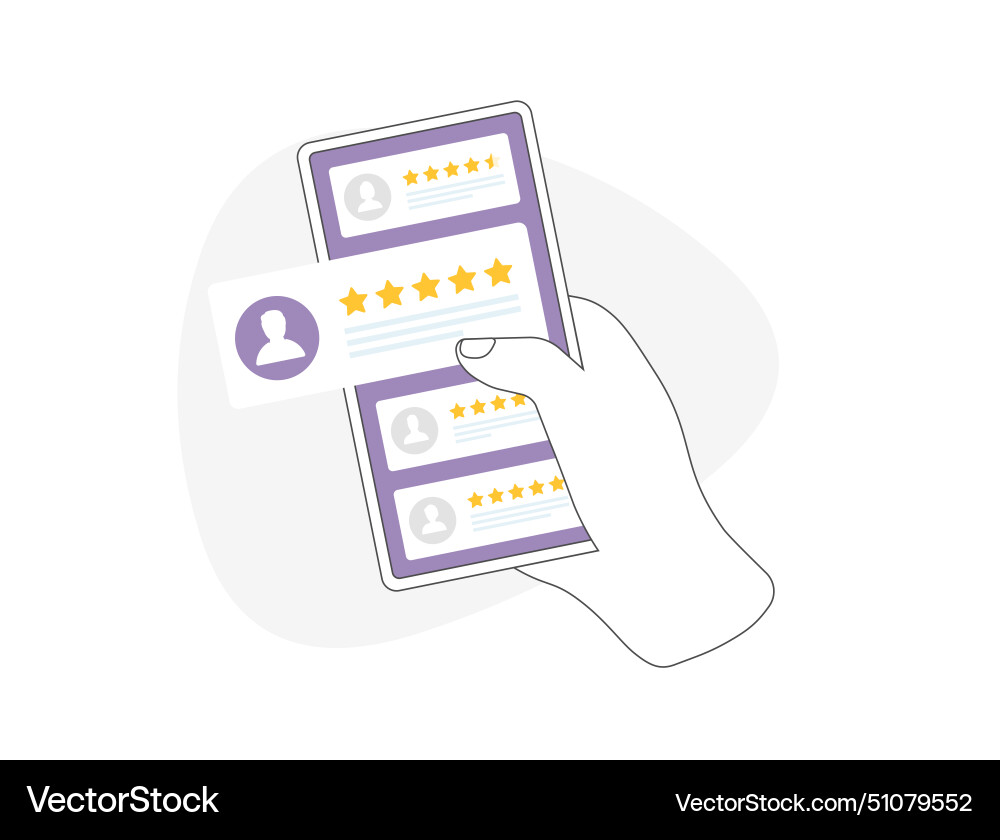 Enhance business growth with user reviews boost Vector Image