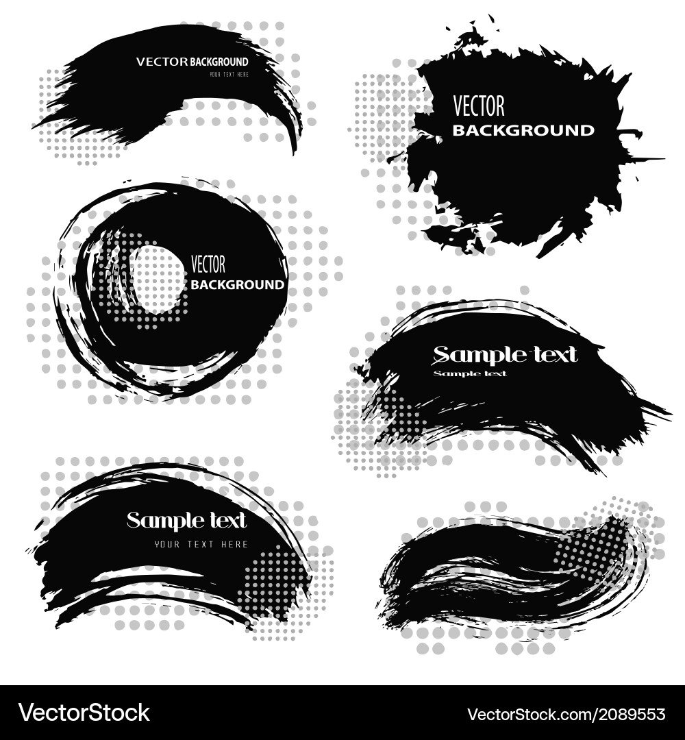 Blobs Royalty Free Vector Image - VectorStock