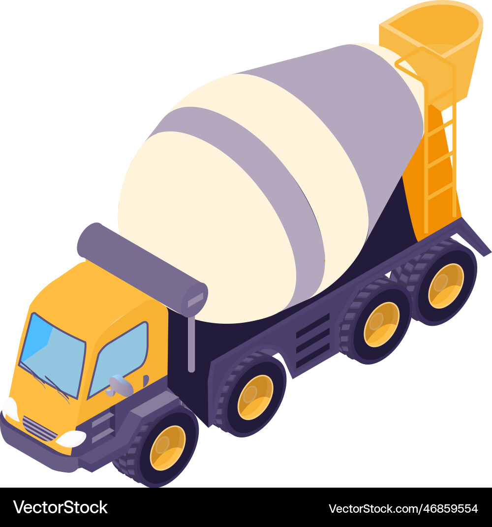 Mixer truck icon Royalty Free Vector Image - VectorStock