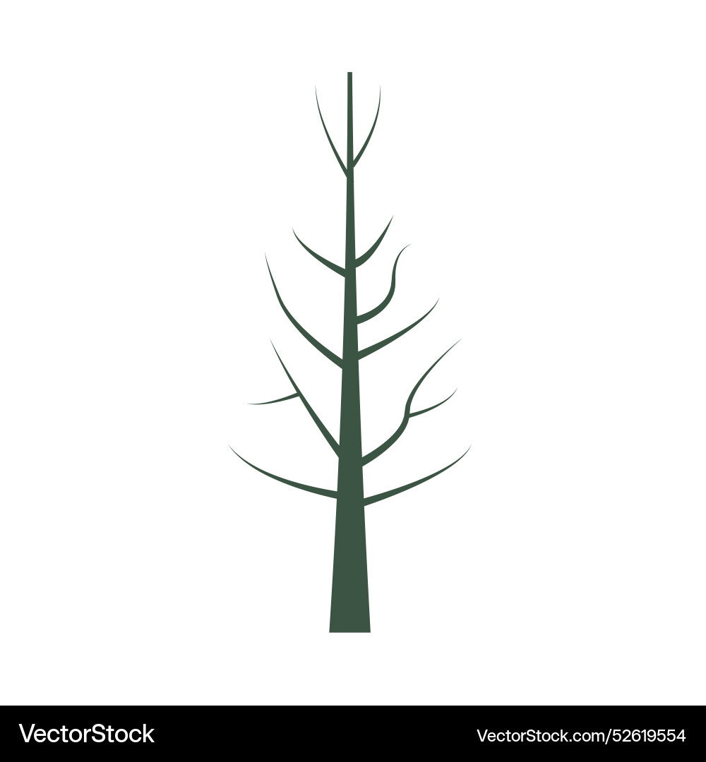 Old dead tree image leafless clipart – Royalty-Free Vector | VectorStock