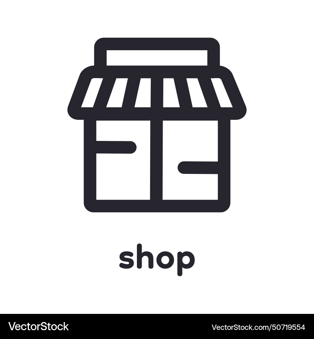 Store icon Royalty Free Vector Image - VectorStock