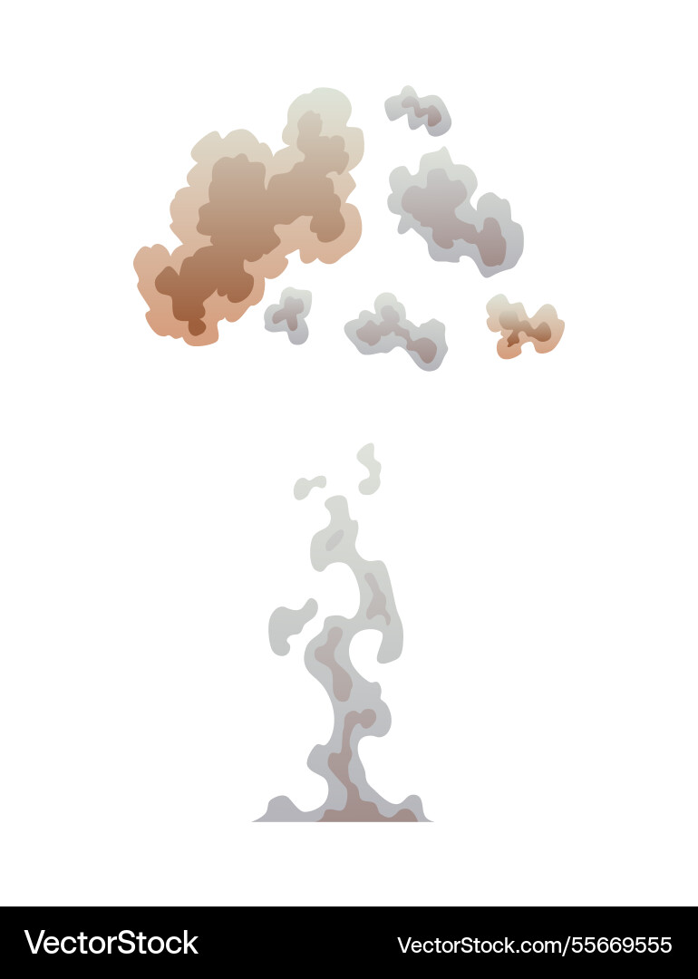 Cartoon Explosion Animation Royalty Free Vector Image