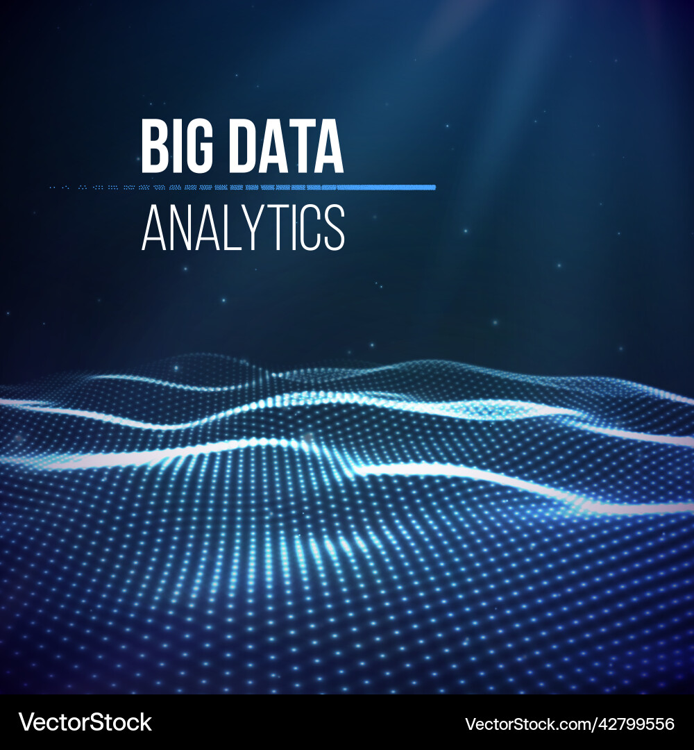 Blue abstract technology background data Vector Image