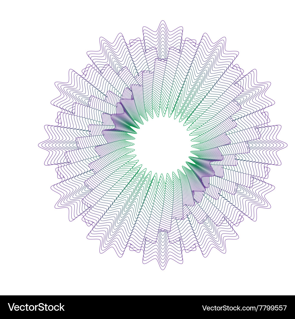 Guilloche Watermark Pattern Royalty Free Vector Image