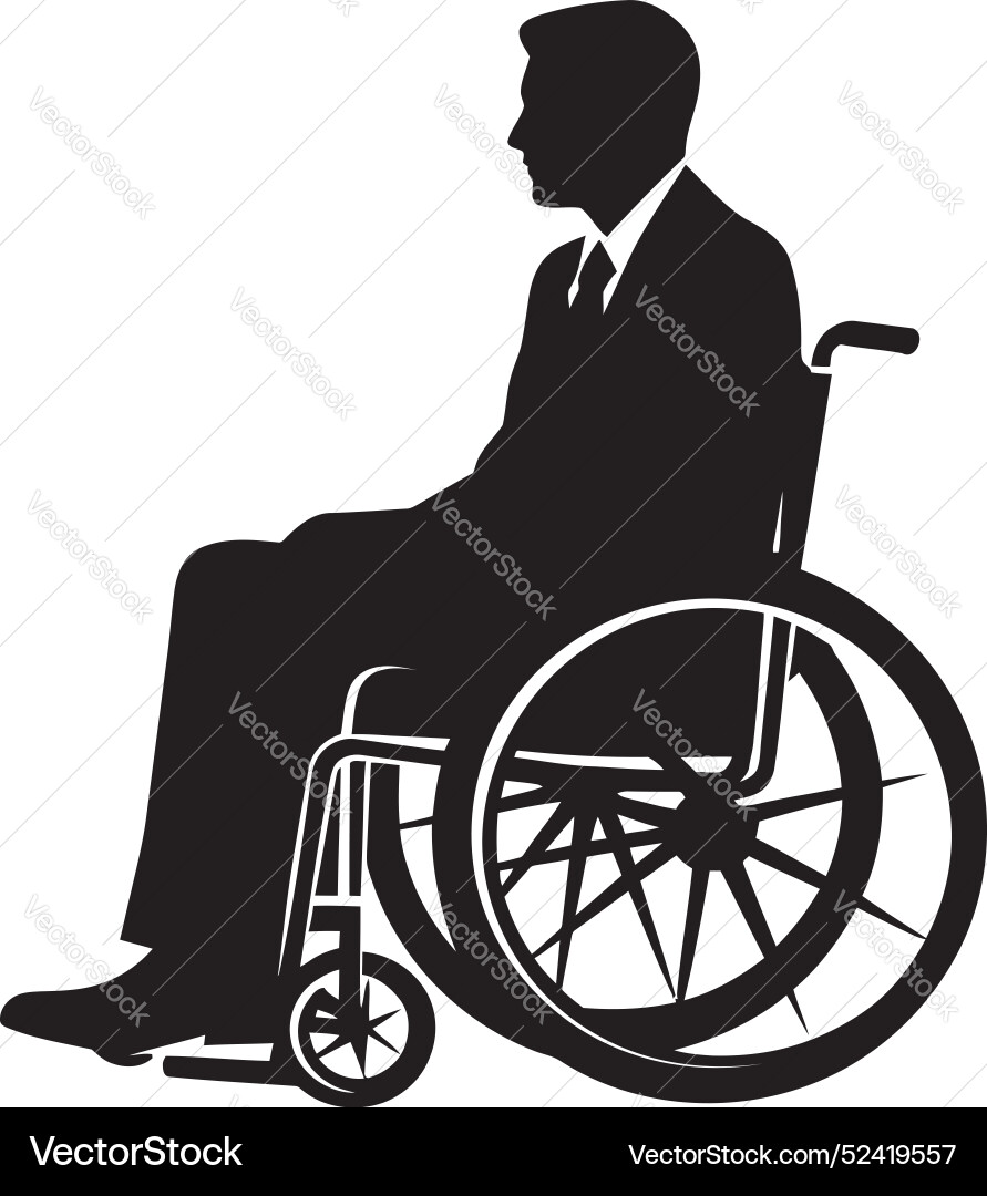 Mobility freedom wheelchair icon empowering Vector Image