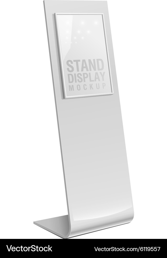 Retail trade stand banner Royalty Free Vector Image