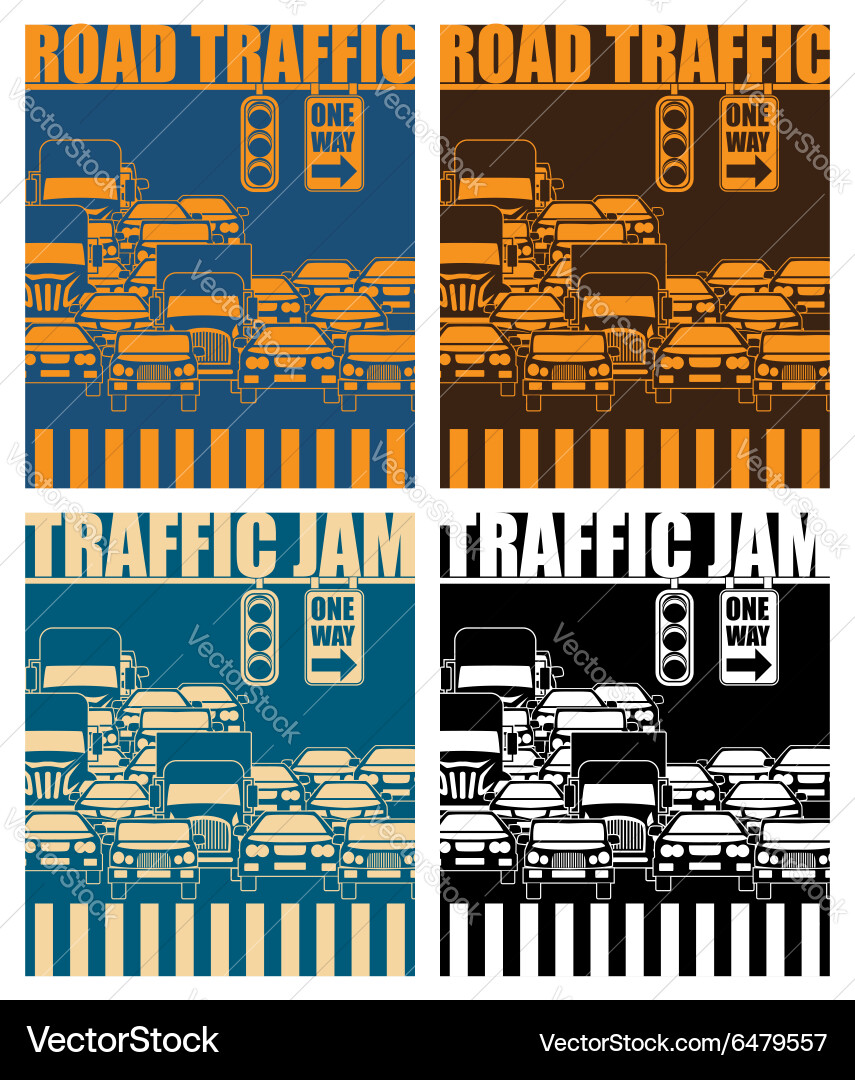 Road traffic Royalty Free Vector Image - VectorStock