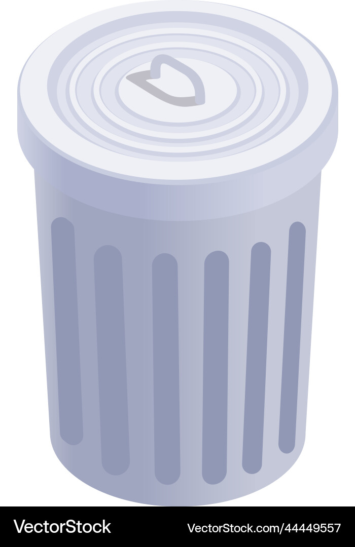 Rubbish bin icon Royalty Free Vector Image - VectorStock