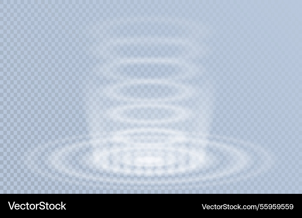Glowing white energy portal with transparent Vector Image
