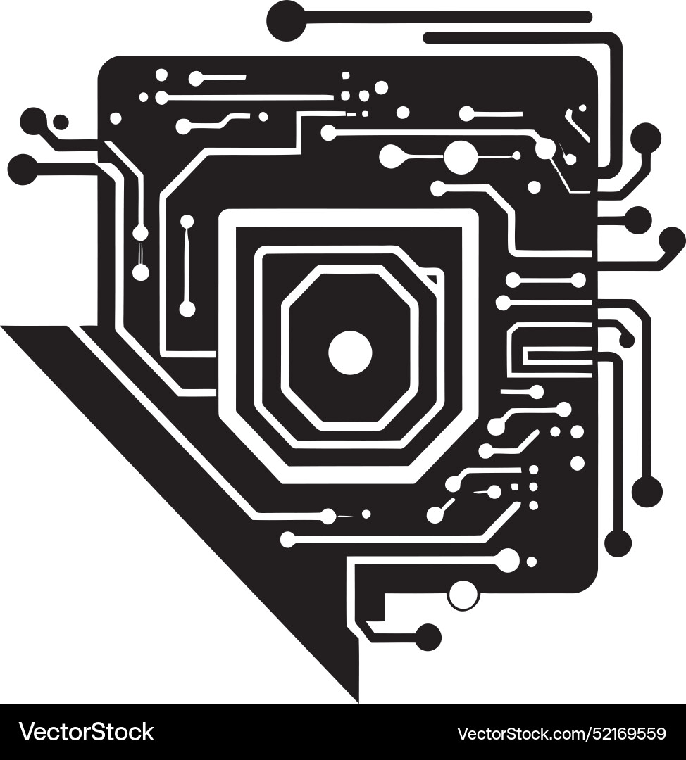 Impact of computers on modern societycomputer Vector Image