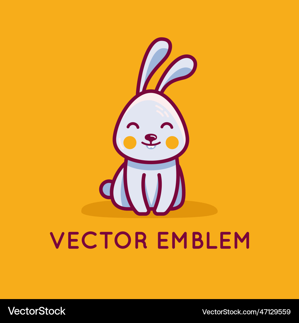 Logo design template in cartoon flat linear style Vector Image