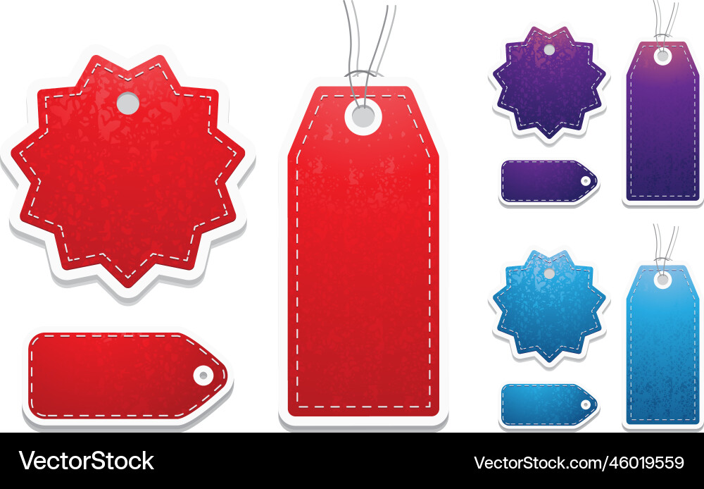 Sticker tag price Royalty Free Vector Image - VectorStock