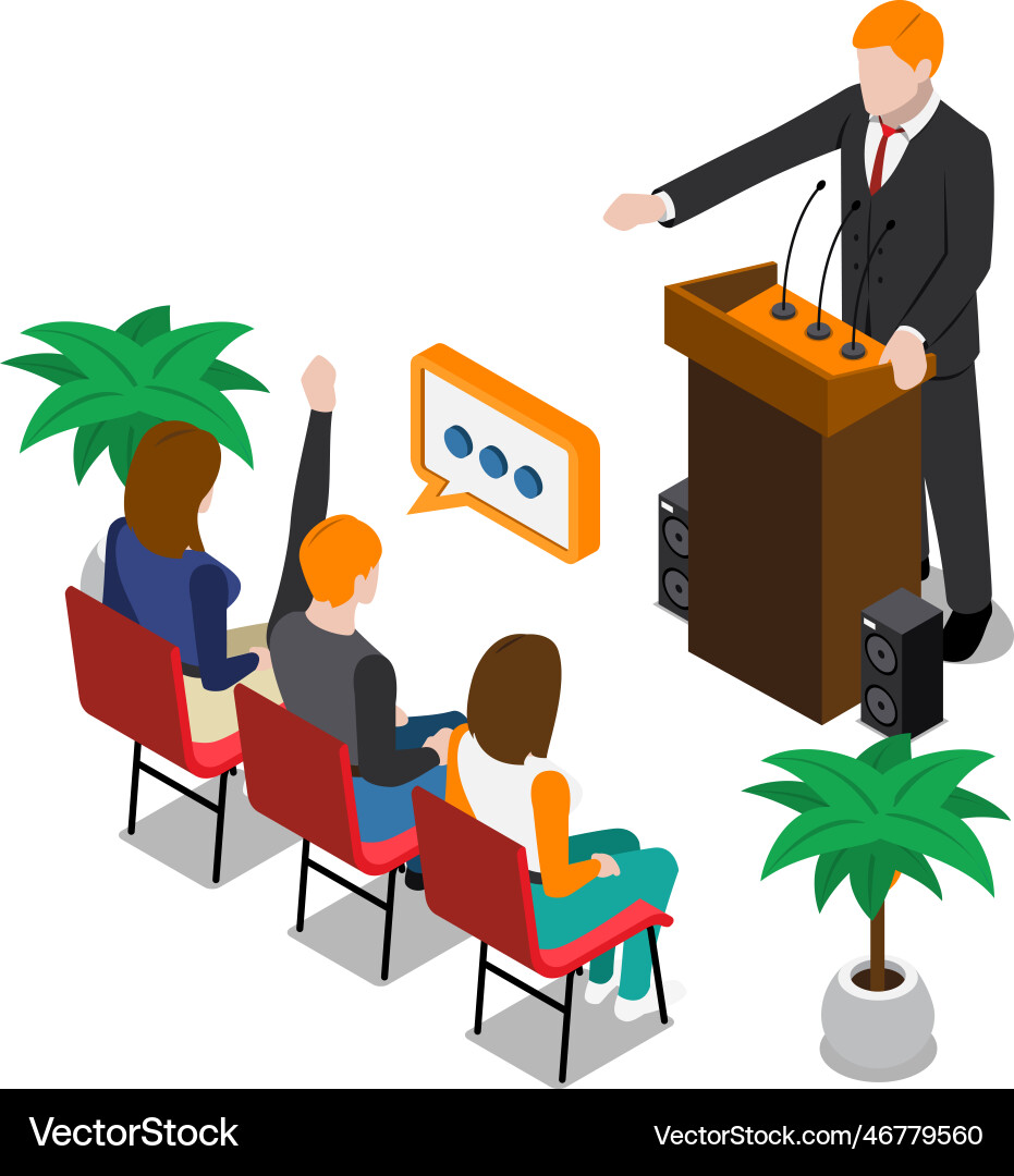 Business training concept Royalty Free Vector Image