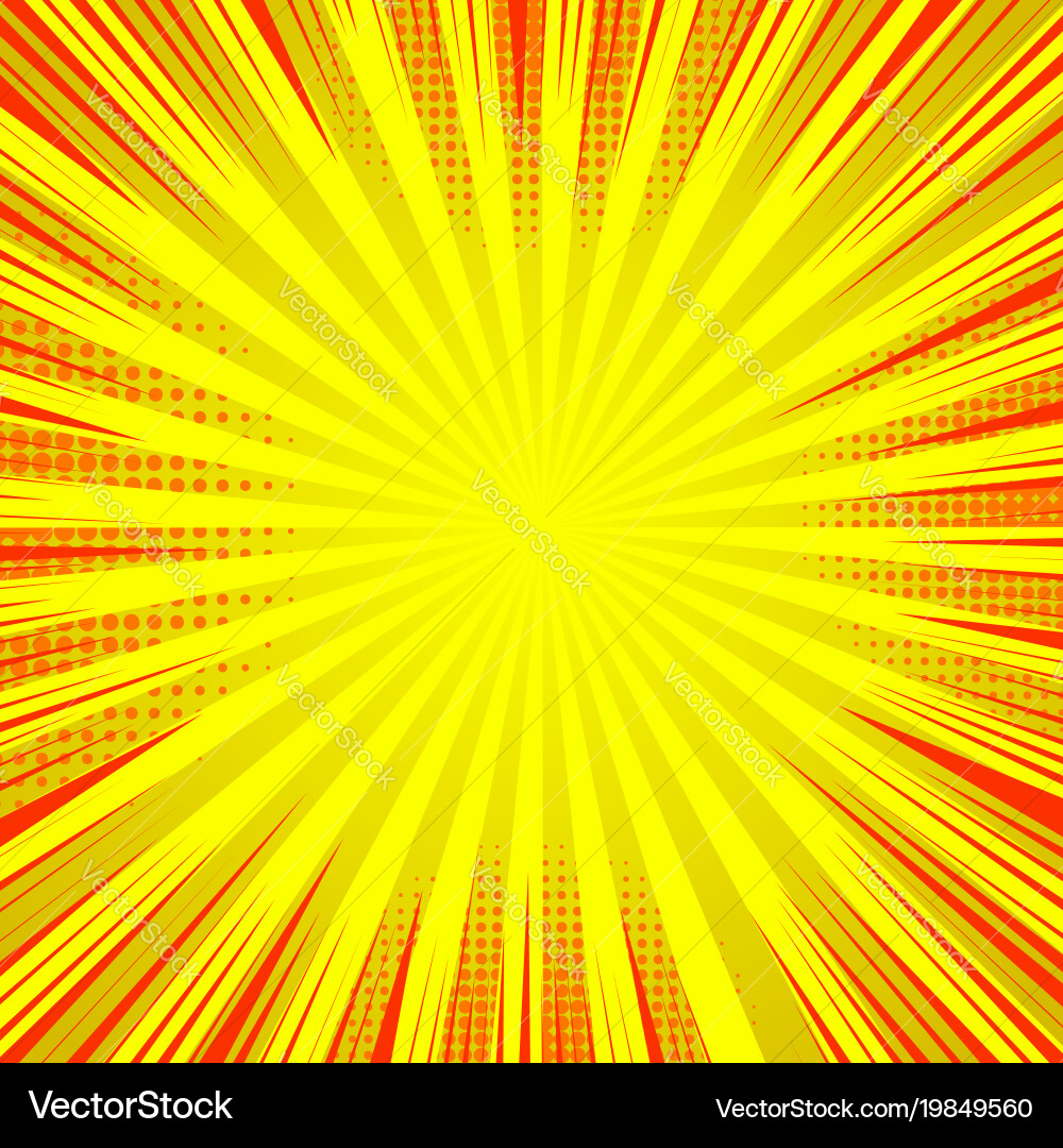 Comic book bright abstract template Royalty Free Vector