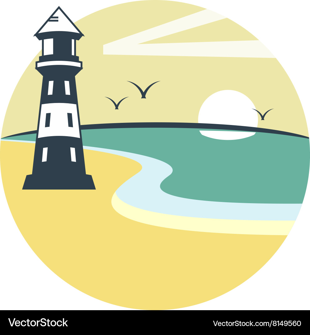Lighthouse Royalty Free Vector Image - VectorStock