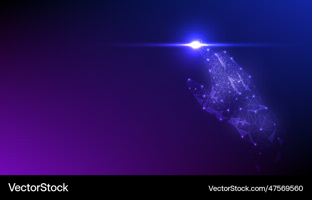 Touch the future interface technology Royalty Free Vector Touch the future interface technology Royalty Free Vector