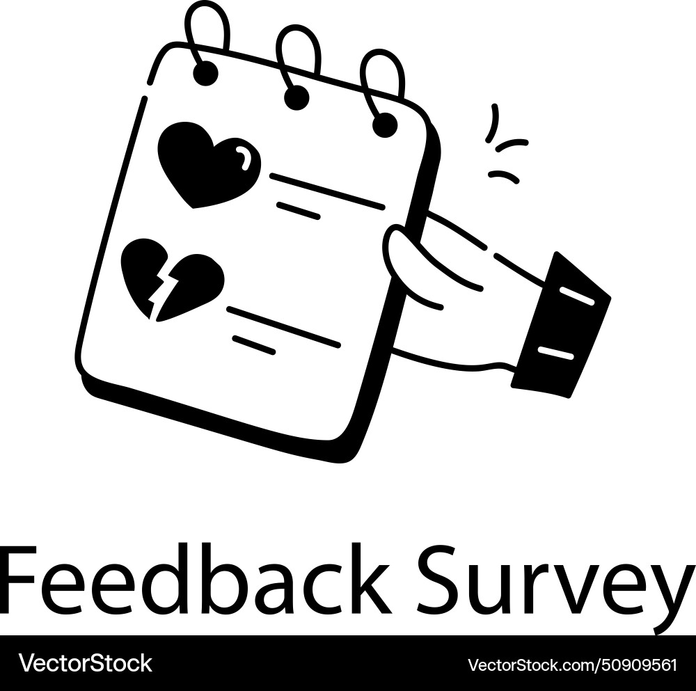 Feedback survey Royalty Free Vector Image - VectorStock