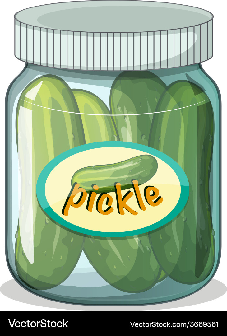 Pickle Royalty Free Vector Image - VectorStock