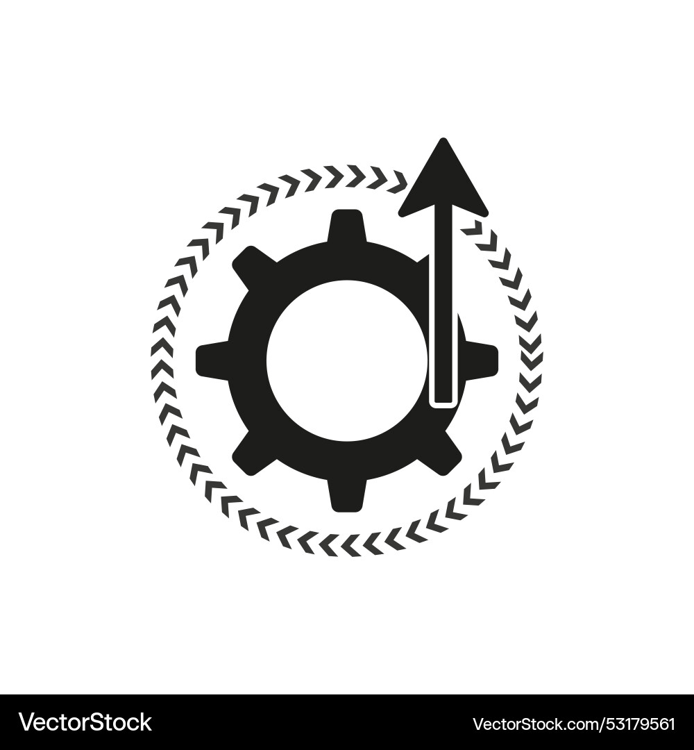 Setting upload sign symbol eps 10 Royalty Free Vector Image