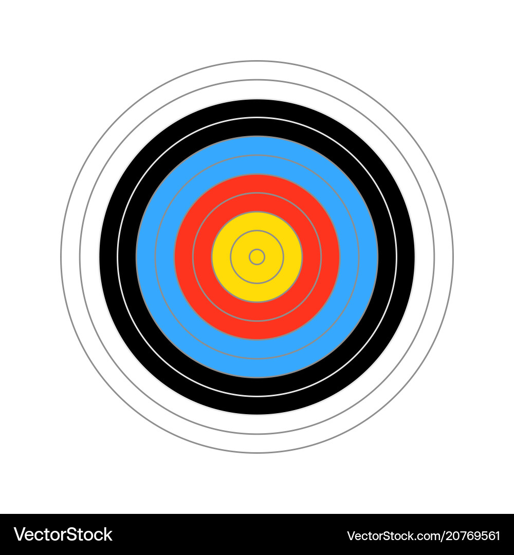 Target for Shooting Practice Royalty Free Vector Image