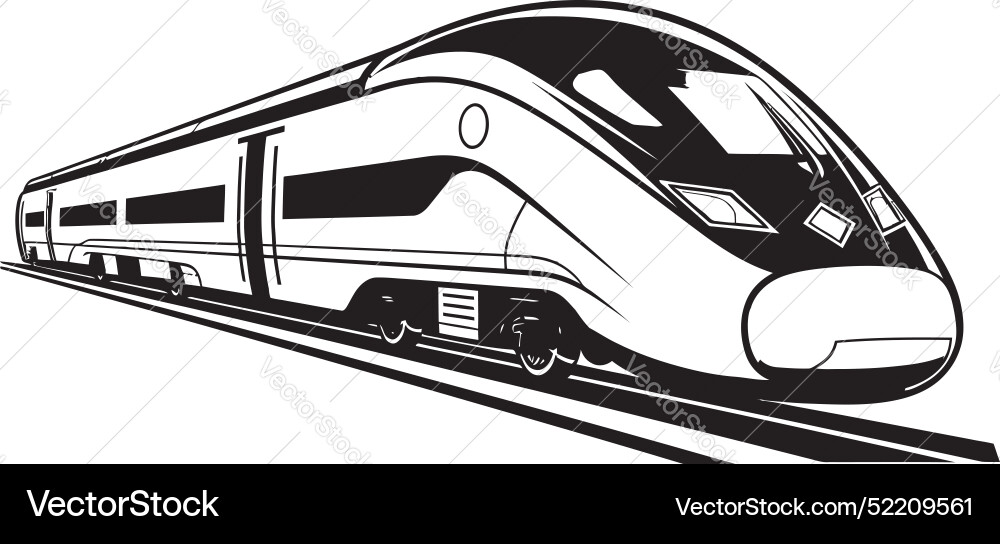 Turbo transit sleek emblematic black logo Vector Image