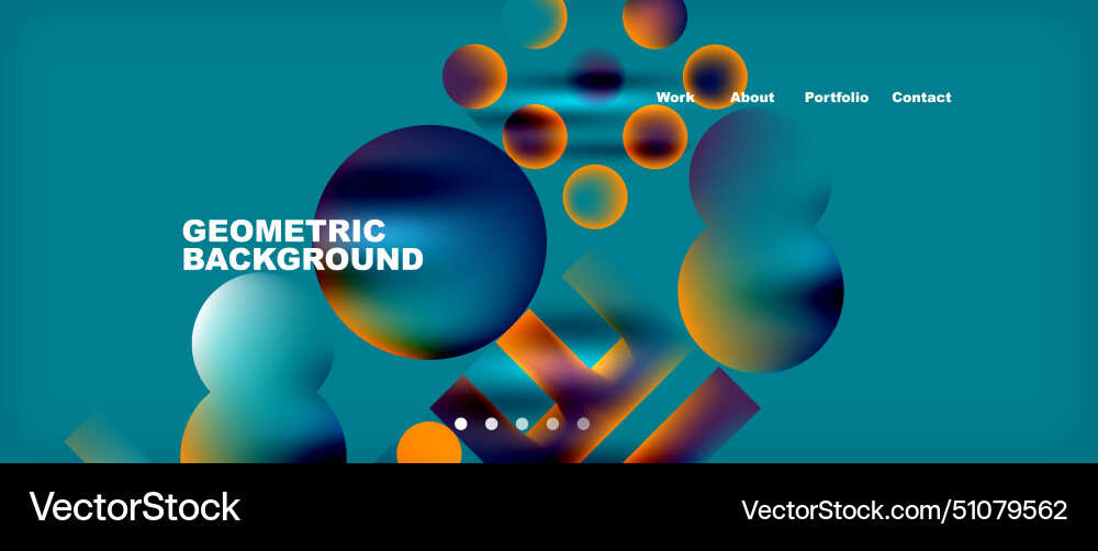Geometric circle and triangle pattern on electric Vector Image